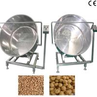 China Food Grade Stainless Steel Manual Peanut Coating Machine for Small Batch Nut Processing for sale
