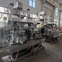 China PLC Controlled Coating Machine for Dough Peanuts/Flavored Coffee Beans/Nuts High-Speed Spinning Automatic Batch Coating Machine for sale