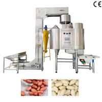 China Food Grade 500-1000kg/h Peanut Red Skin Removing Machine Hazelnut Blanching Machine With CE Certification for sale