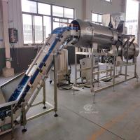 China Industrial SUS304 Nut Frying Production Line with Fully Automatic Operation and Multiple Heating Methods for sale