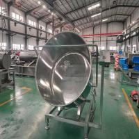 China 35-40kg/batch Large Diameter SUS304 Peanut Cashew Nut Batch Coating Machine for Perfect Food Coating for sale