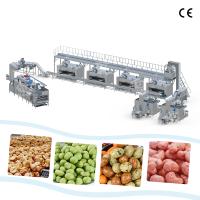 China High Efficiency 200kg/h-500kg/h Nuts Coating And Baking Production Line with Stainless Steel 304 Food Grade for sale