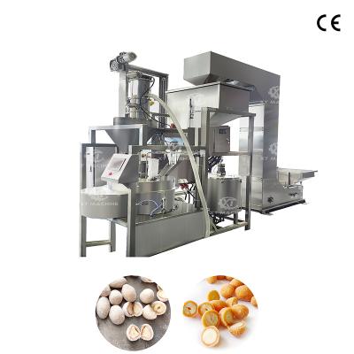 China Full Automatic Nut Coating Equipment Covered Peanut Making Machine with PLC Control For Nuts Coating for sale