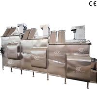 China 1000kg/h-2000kg/h Fryed Food Cooling Machine Peanut Air Cooling System Controllable Conveying Speed for sale