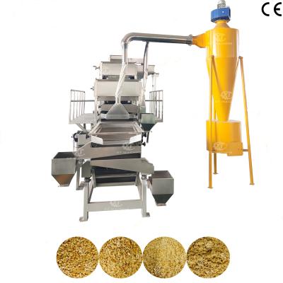 China Multi-function Stainless Steel Nut Chopping Machine with 500kg/h Capacity for Peanut/Cashew/Almond Crushing and Grading for sale