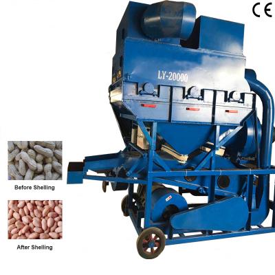 China High Efficiency High Shell Rate 2000kg/h Carbon Steel Groundnut Shelling Machine Peanut Shelling Equipment for Industrial Use for sale