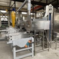 China SUS304 1000kg/h-2000kg/h Peanut Cutting and Blanching Machine Air Peeling Machine for Blanched Peanut Output for sale