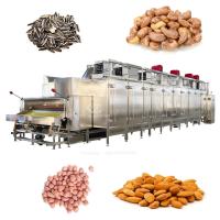 China Continuous Nut Roaster Machine with PLC Control Stainless Steel Food Grade and 2000kg/h Capacity for sale