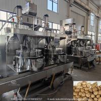 China 200kg/h-1000kg/h Stainless Steel PLC Controlled Snack Food Coating Machine Automatic Nut Coating Machine for sale