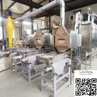 China 500kg/h SS304 Peanut Slitting and Blanching Machine Air Blancher With CE Certification for Food Processing Plants for sale