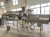 China Automatic Peanut Coating Roasting Seasoning Machine with 304 Food Grade Material 500-1000kg/h Capacity for sale