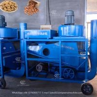 China Máquina descascaradora automática de cacahuete con capacidad 2000kg/h-5000kg/h, equipo descascarillador de cacahuetes for sale