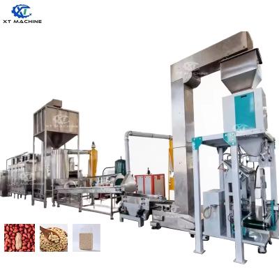 China 500、1000kg/h Customizable Peanut/Hazelnut/Pistachio Processing Line with Air Blanching Machine for Efficient Roasting and Peeling for sale