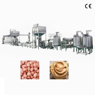 China Full Automatic Peanut Butter Production Line with SUS 304 Construction and 500kg/h Capacity for sale