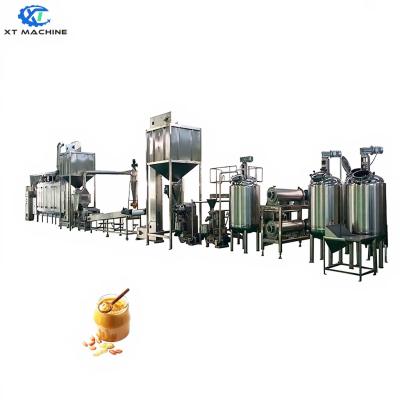 China Fully Enclosed Multi-Formula Peanut Butter Production Line with SUS 304 Stainless Steel Construction for sale