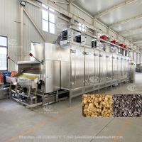 China 220V/380V  High Quality Cashew Nut Japanese Peanut Roasting Machine Automatic Commercial Nut Roaster with 500kg/h-2000kg/h for Food Processing for sale