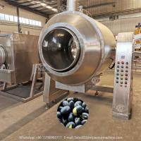 China 70kg/batch Gas Heating Roller Roaster Sugar-coated Peanut Making Machine with SS304 Material for sale