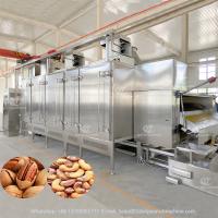 China Полностью автоматическая обжарочная машина для семян подсолнечника и арахиса, духовка для обжарки грецких орехов, производительность 300–2000 кг/ч for sale