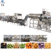 China Stainless Steel Peanut Frying Machine with 500-1000kg/h Capacity and Intelligent Temperature Control for Frying Coated Peanut Processing Line for sale