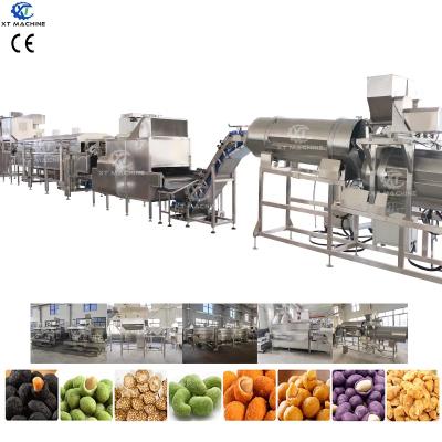 China Stainless Steel Peanut Frying Machine with 500-1000kg/h Capacity and Intelligent Temperature Control for Frying Coated Peanut Processing Line for sale