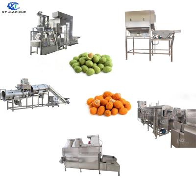 China Industrial SUS304 Stainless Steel Automatic Coating Frying Processing Line with 500-1000kg/h Capacity and Intelligent Temperature Control for Peanuts and Cashews for sale