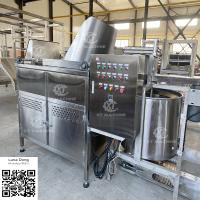 China Automatic Temperature Control Groundnut Batch Frying Machine with SUS304 Stainless Steel for Food Nut Frying for sale