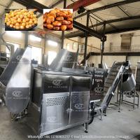 China Automatic Temperature Control Groundnut Batch Frying Machine with SUS304 Stainless Steel for Food Nut Frying for sale
