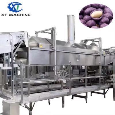 China Food Grade SUS304 Belt Type Continuous Frying Machine with PLC Control and 500-800kg/h Capacity for sale