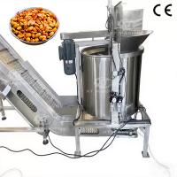China 304 Stainless Steel Peanut Frying Machine with Intelligent Temperature Control and 300kg/h Capacity for sale