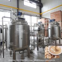 China Food Grade SS304 Peanut Butter Mixing/Cooling Tank with Customizable Volume and De-gassing Function for sale
