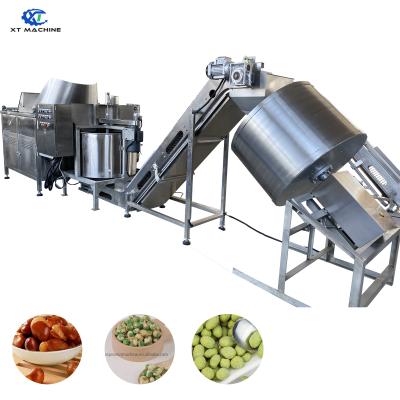 China SUS304 Gas Peanut Frying Machine with 350L Oil Capacity and Intelligent Temperature Control for sale