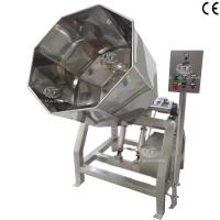 China SS304 Stainless Steel Octagonal Snack Seasoning Machine with 500kg/h Capacity Food Flavoring Machine for Automatic Mixing for sale