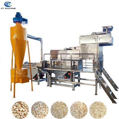 China Industrial 500kg/h 7.5kw Power 2-Stage Chopping Peanut/Almond/Cashew Crushing Machine for Nut Processing for sale