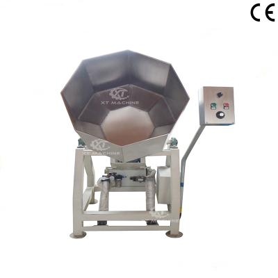 China Automatic Mixing Octagonal Flavoring Machine with 200kg/h Capacity Food Seasoning Machine for Automatic Discharging for sale