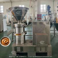 China Fully Automatic Peanut Butter Colloid Mill Sesame Grinder SS304 Stainless Steel Nut Butter Making Machine for sale