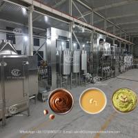 China Fully Automatic High Speed 1000-1500kg/h Cutting and Milling Machine Peanut Butter Grinder with 200-300 Meshes Fineness for sale