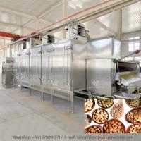 China Adjustable Temperature Continuous Nut Roasting Machine Groundnut Roasting Machine with Powerful Cooling Function Commercial Baking Oven for sale