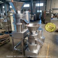 China Food Grade SS304 200kg/h Peanut Butter Colloid Mill Nut Butter Grinding Machine for Nut Processing Plants for sale