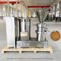 China Food Grade SS304 200kg/h Peanut Butter Colloid Mill Nut Butter Grinding Machine for Nut Processing Plants for sale