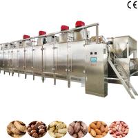 China 1000kg/h SS304 Food Grade Industrial Baking Oven with Gas and Electric Heating for Continuous Nut Roasting Machine for sale
