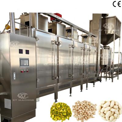 China High Blanching Rate Whole-Kernel Blanched Peanut Production Line Hazelnut Peeling Machine Fully Automatic Feeding and Discharging for sale
