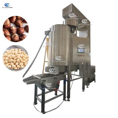 China 500-600kg/h High Output Peanut/Pistachio/Hazelnut Blanching Machine with PLC Control and SUS304 Material for sale