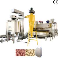 China 500kg/h-2000kg/h Hot Sales Roasted Peanut Blanching Machine Hazelnut Blanching Machine for Blanched Production Line for sale