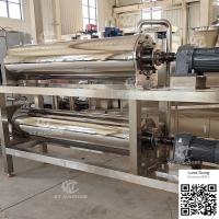 China 1000kg/h SUS304 Food Grade Peanut Butter Heat Exchanger Almond Paste Cooling Machine for Nut Butter Cooling Equipment for sale