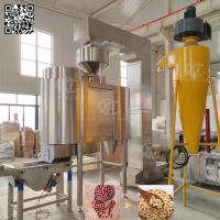 China High Efficiency 500-1000kg/h Hot Air Peanut/Hazelnut/Pistachio Blanching Machine with 98% Peeling Rate for sale
