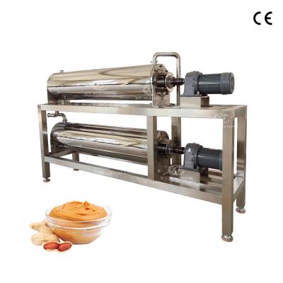 China 304 Stainless Steel Peanut Butter Cooling Machine with 1000 kg/h Capacity and 220V/380V Voltage for Nut Processing for sale