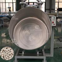 China Fully Automatic 35-40kg/batch Peanut Batch Coating Machine Nut Coating Equipment For Nut Processing Plants for sale