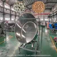 China Fully Automatic 35-40kg/batch Peanut Batch Coating Machine Nut Coating Equipment For Nut Processing Plants for sale
