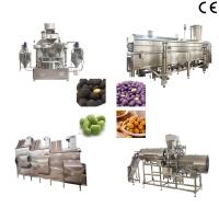 China High Efficiency Nut Coating and Frying Equipment Snacks Food Coated Frying Production Line For Nut Processing Plants for sale