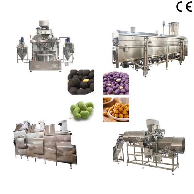 China High Efficiency Nut Coating and Frying Equipment Snacks Food Coated Frying Production Line For Nut Processing Plants for sale